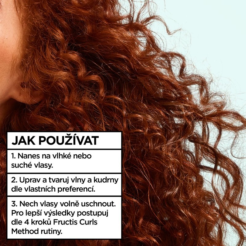 Fructis Curls Hydratační Bezoplachový krém | Garnier