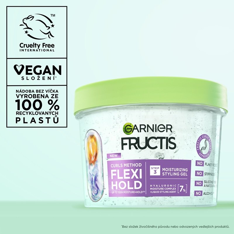 Fructis Curls Method Flexi Hold Hydratační stylingový gel| Garnier