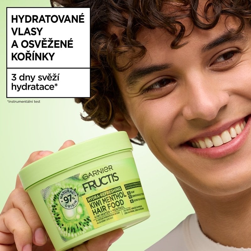 Fructis Hair Food 3v1 Kiwi maska | Garnier